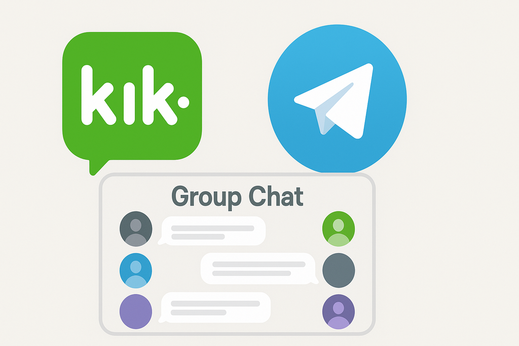 Kik, Telegram Messenger Gruppe